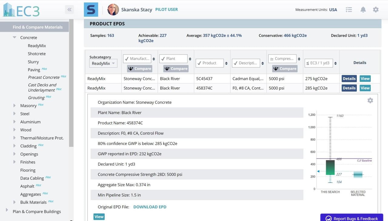 Embodied Carbon in Construction Calculator (EC3) - CarbonCure Embodied Carbon in Construction Calculator (EC3) - CarbonCure